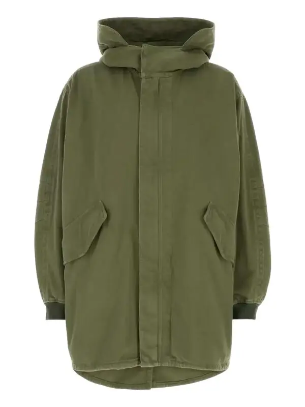 THE ROW Kemet Hooded Cotton Jacket - Kkg|khaki Green